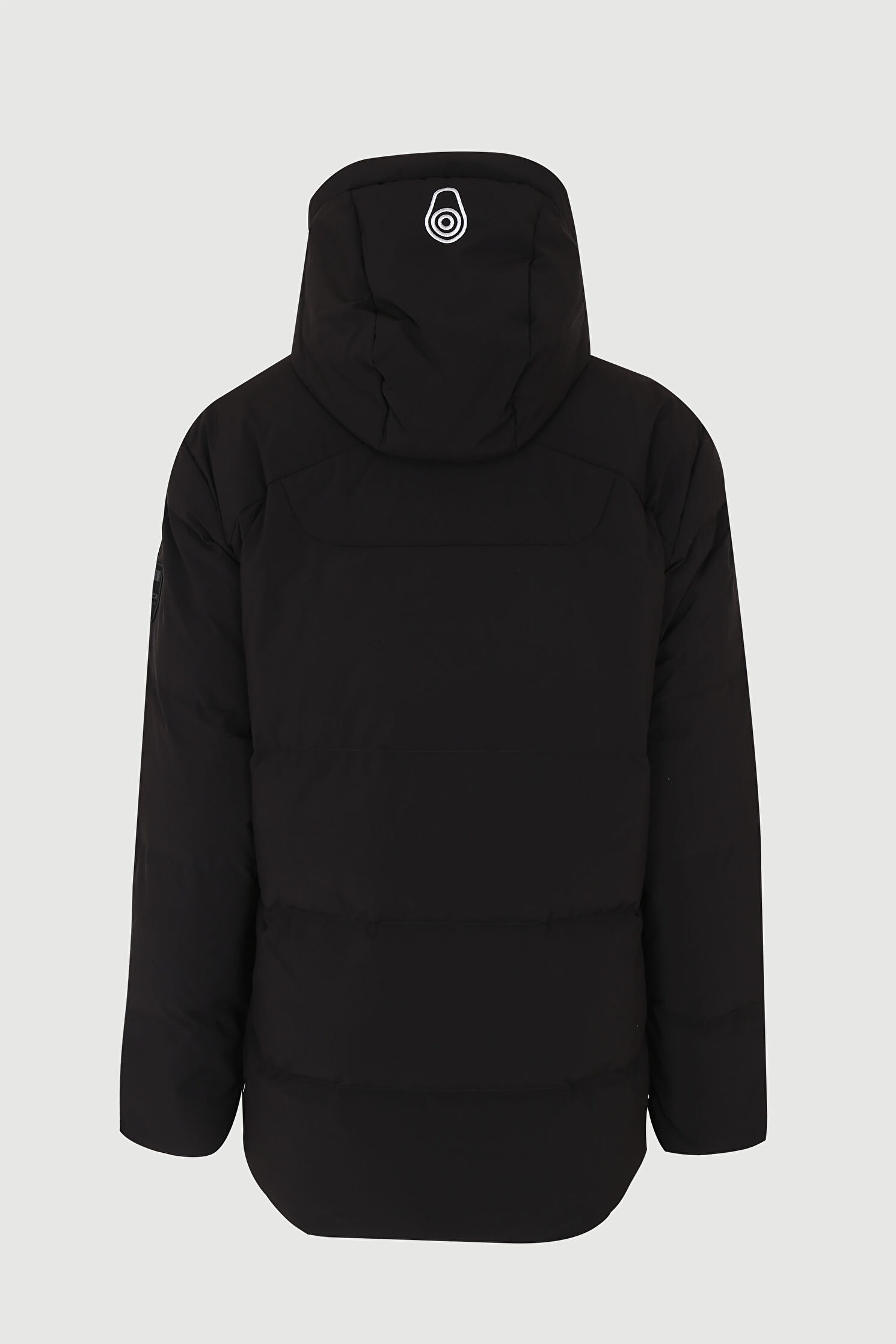 Erkek Saıl Racıng Siyah Kapuşonlu Mont