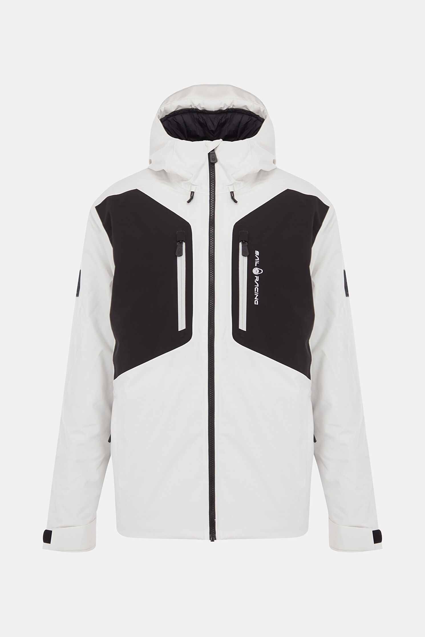 Outlet Erkek Saıl Racıng Beyaz Kapuşonlu Mont