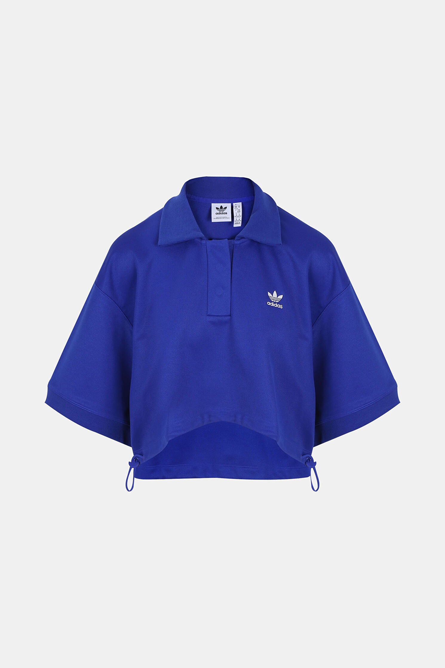Kadın ADIDAS Dar Kalıp Saks Polo Yaka T-Shirt