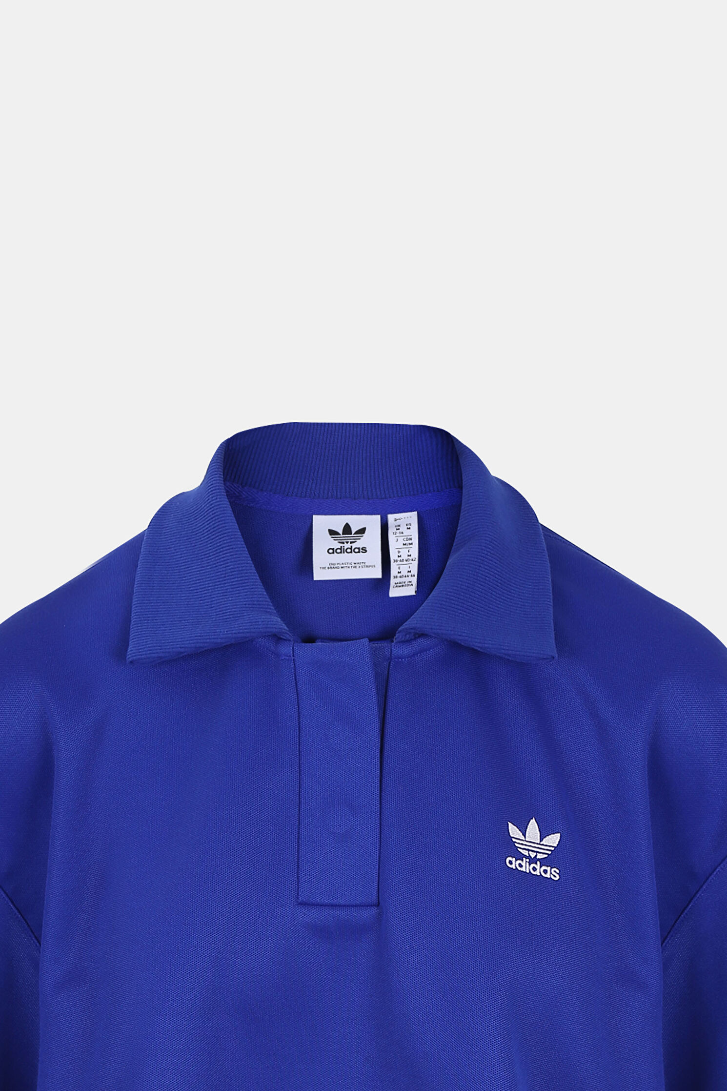 Kadın ADIDAS Dar Kalıp Saks Polo Yaka T-Shirt