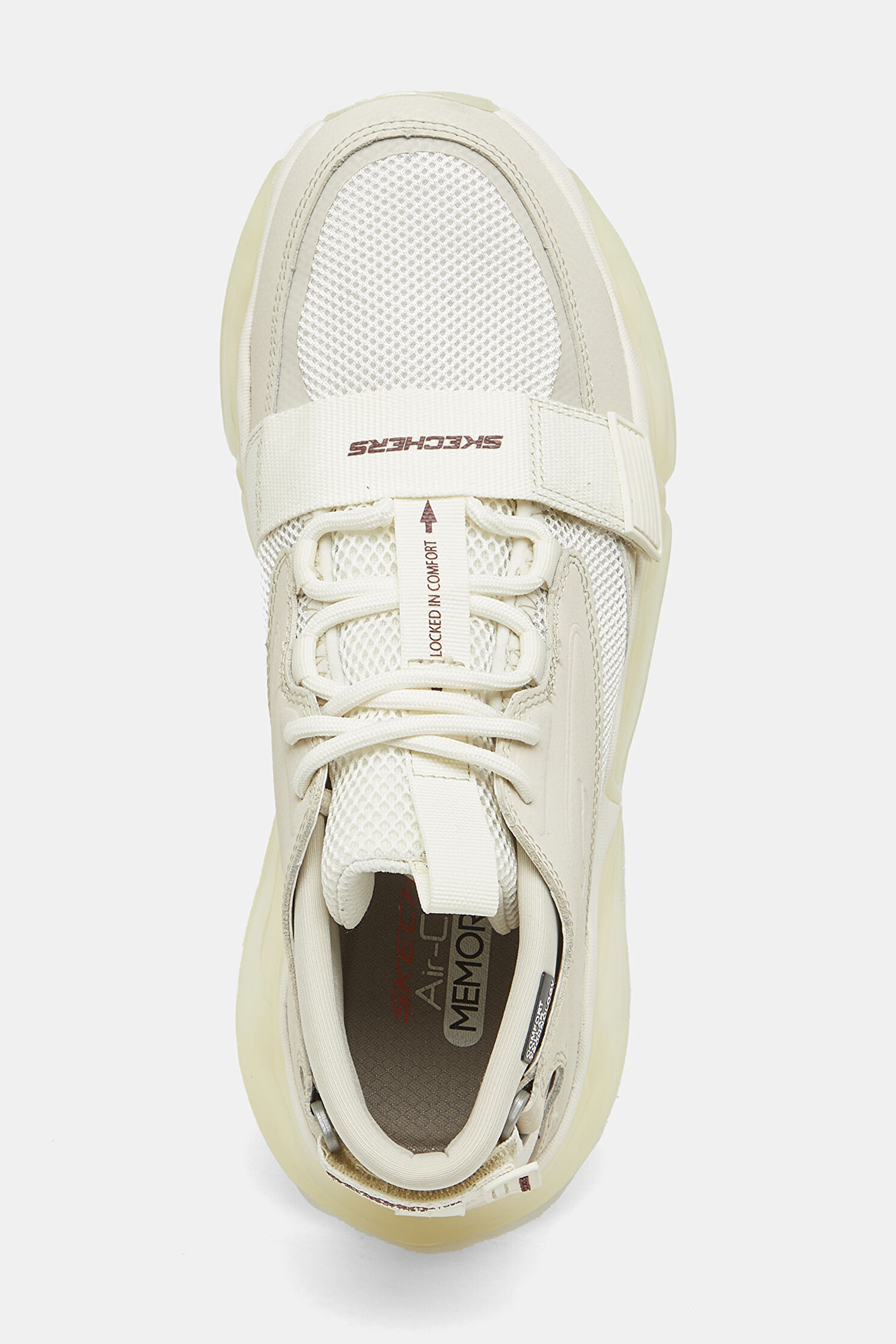 Outlet Erkek Skechers Air Cushioning Mega 232384 Ofwt Bej Ayakkabı