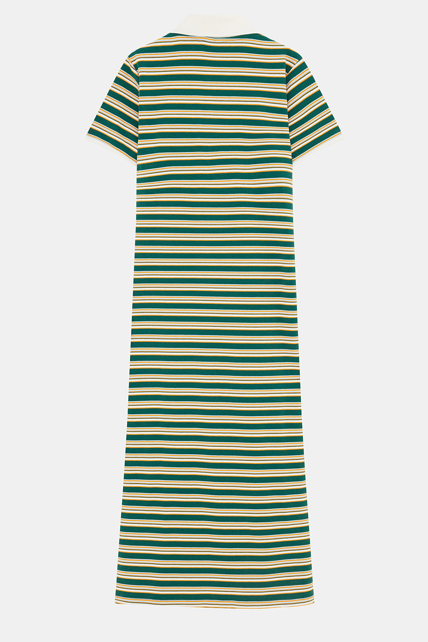 Kadın Adıdas Yeşil Çizgili Desenli Elbise