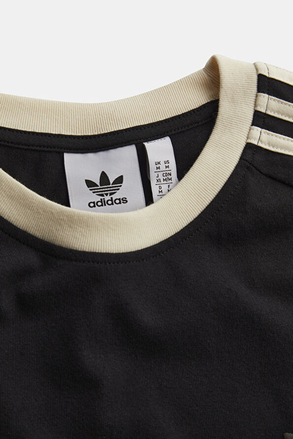 Erkek ADIDAS Relax Kalıp Siyah Bisiklet Yaka T-Shirt